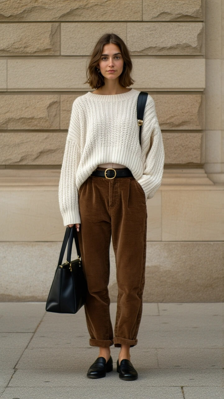 Corduroy Pants Outfit 2026: 12 Sustainable Ways to Style Cords ...
